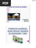 Ejercicios Moles-Moleculas-Y-Masa-Molar PDF | PDF | Mole (Unidad ...