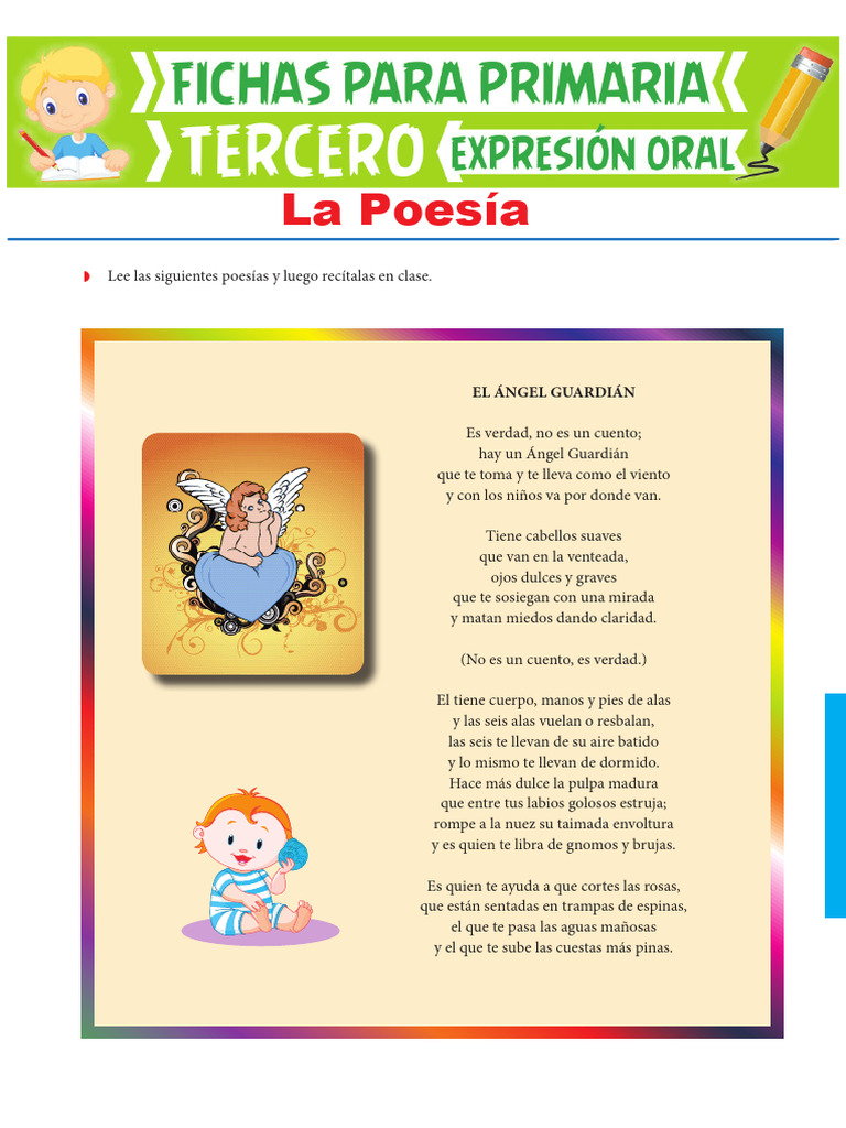 La-Poesía-para-Tercer-Grado-de-Primaria | PDF