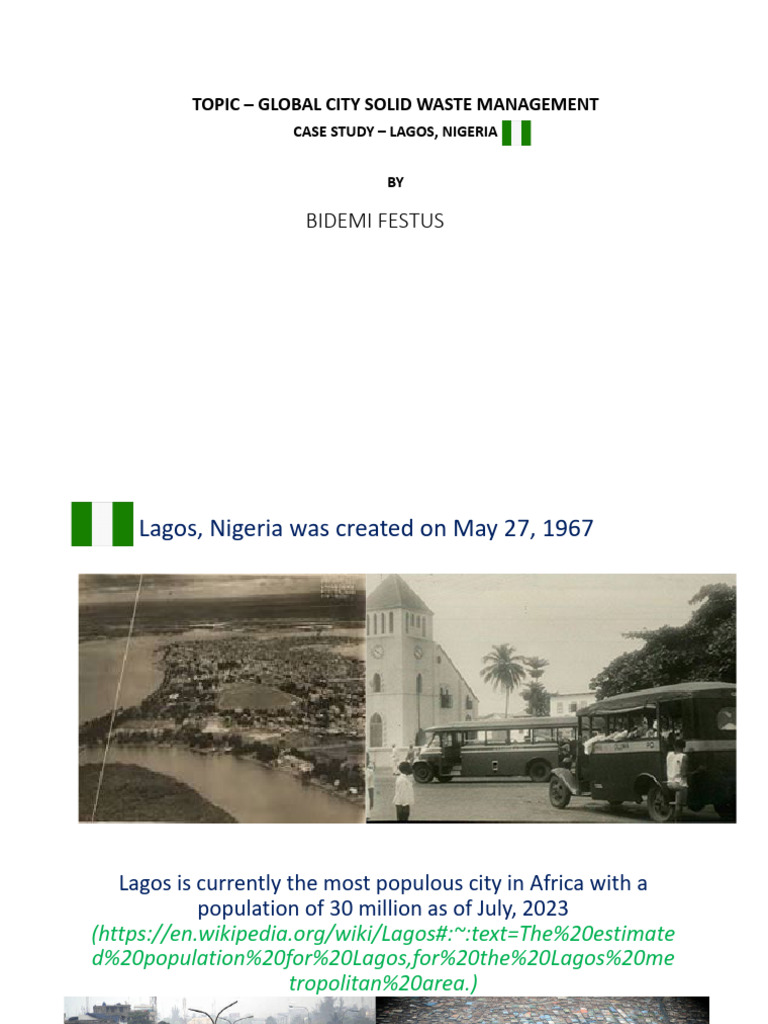 Lagos Waste Management Challenges | PDF | Waste Management | Waste
