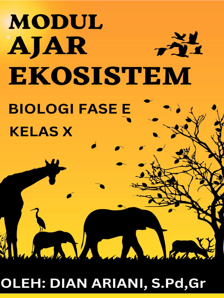 Modul Ajar Ekosistem | PDF