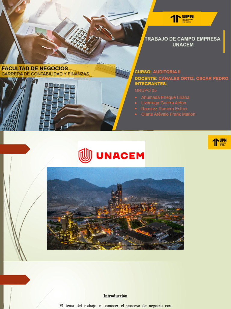 Auditoría de UNACEM Perú S.A. 2023 | PDF | Business | Auditoría