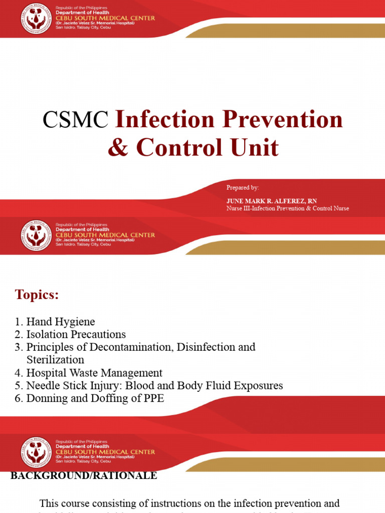 IPC Orientation 2023 Intensive | PDF | Sterilization (Microbiology ...