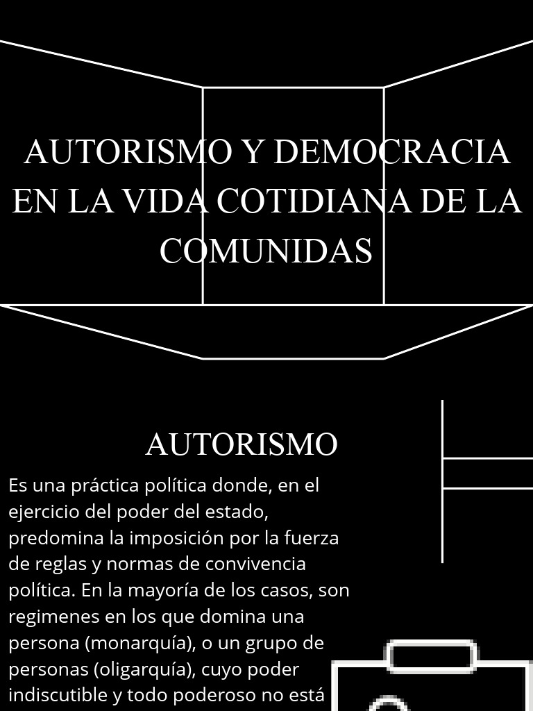 Autorismo y Democracia en La Vida Cotidiana de La Comunidas | Descargar gratis PDF | Democracia ...