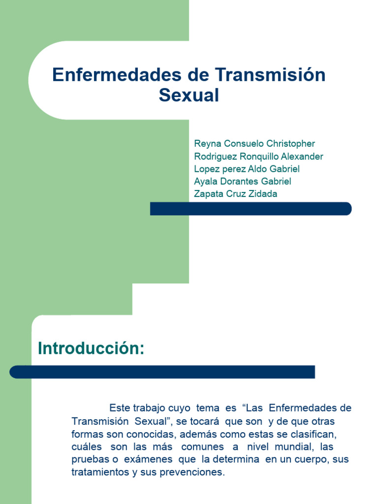 Exposicion Ets | PDF | Infección transmitida sexualmente | Control de la natalidad