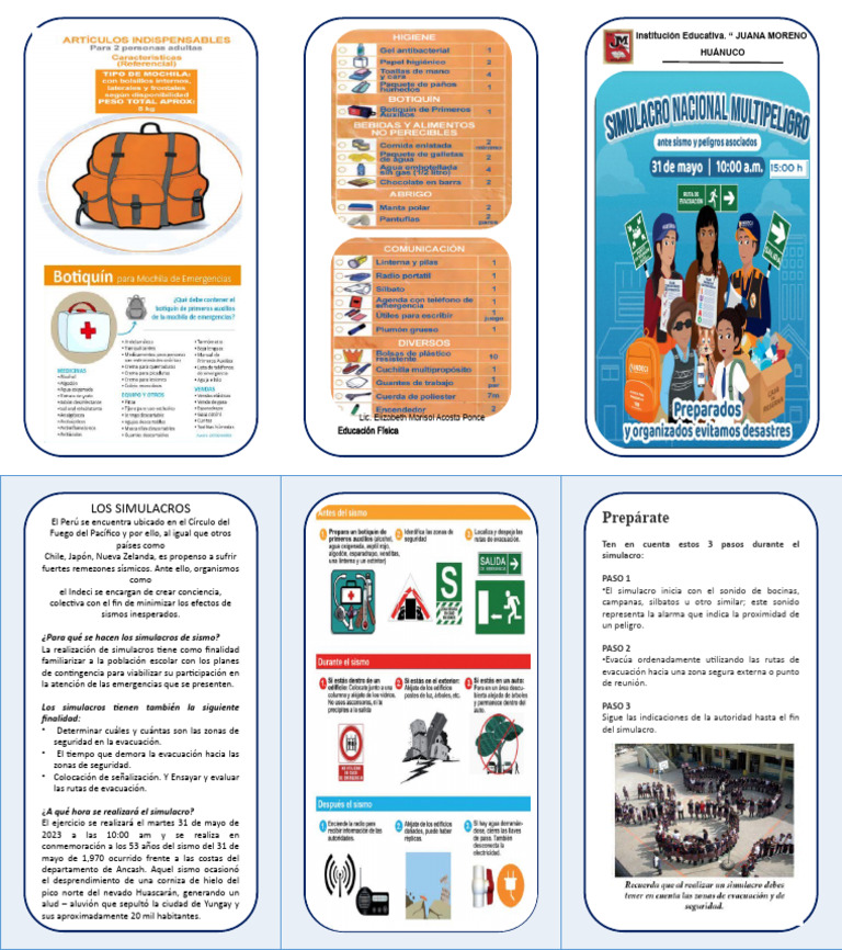 Triptico Sismo | PDF
