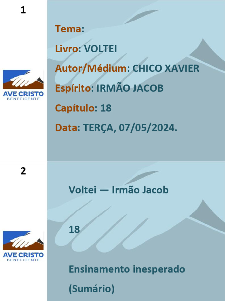 Tema - AVE - Voltei | PDF