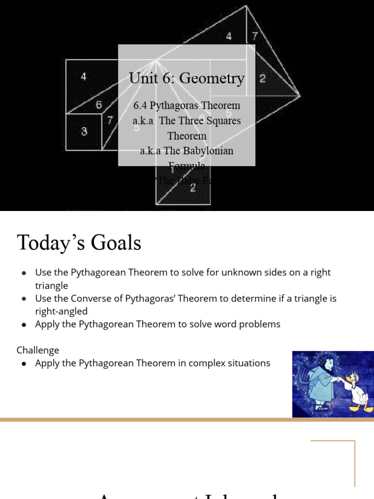 6.4 Pythagoras Theorem (Student) | PDF | Euclidean Plane Geometry ...