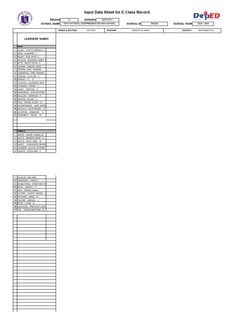 ESCODA-2nd-grading | PDF