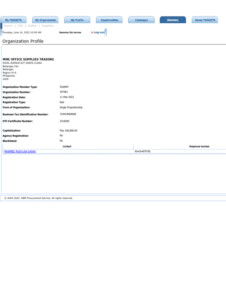CSO Login Guide for PhilGEPS Users | PDF