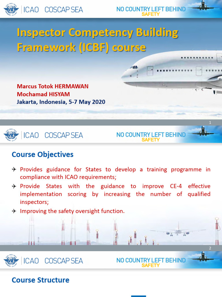 COSCAP SEAwebinarsICBF050520 | PDF | Federal Aviation Administration | Risk