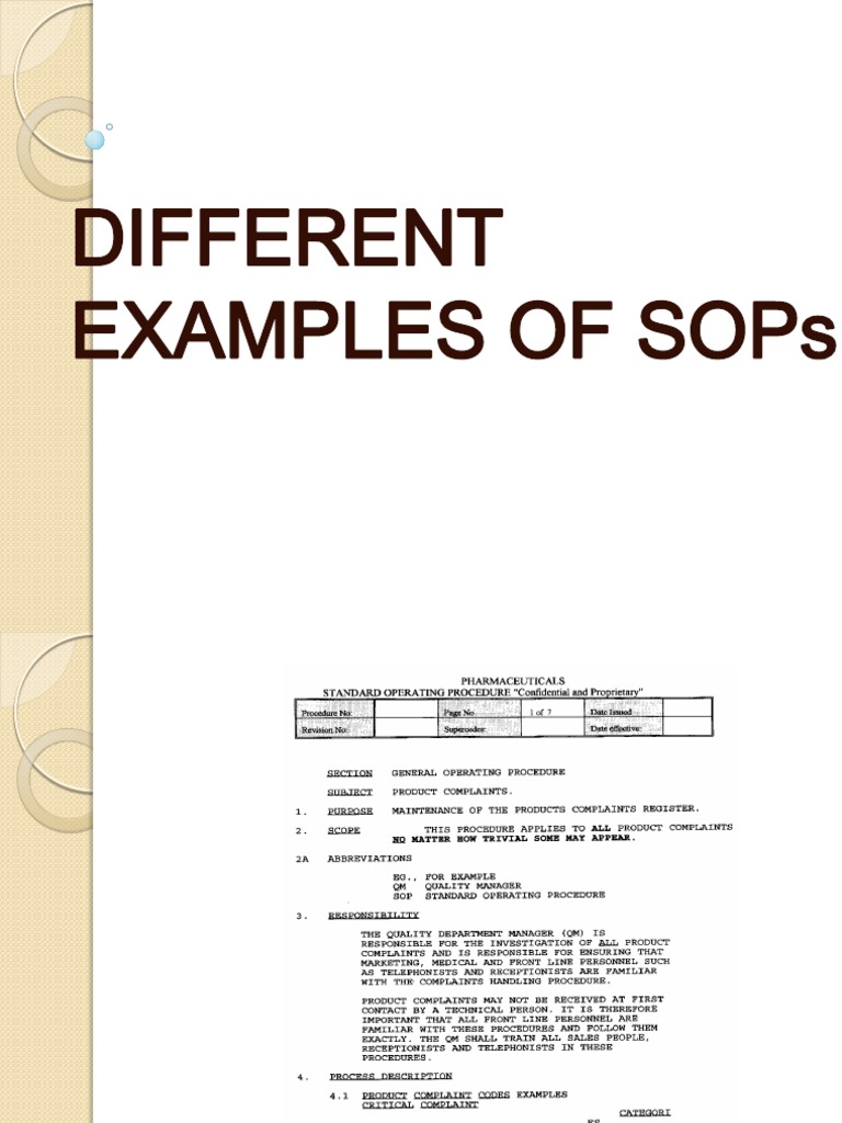 Industrial Pharmacy LLJ SOP Examples | PDF | Ph | Pharmaceutical ...