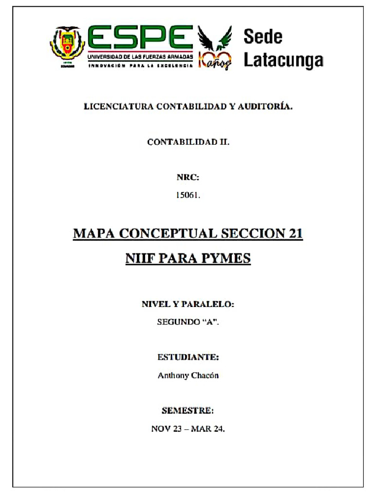 P3 - T1 - Elaborar Un Mapa Conceptual Sobre La Sección 21 NIIF para ...