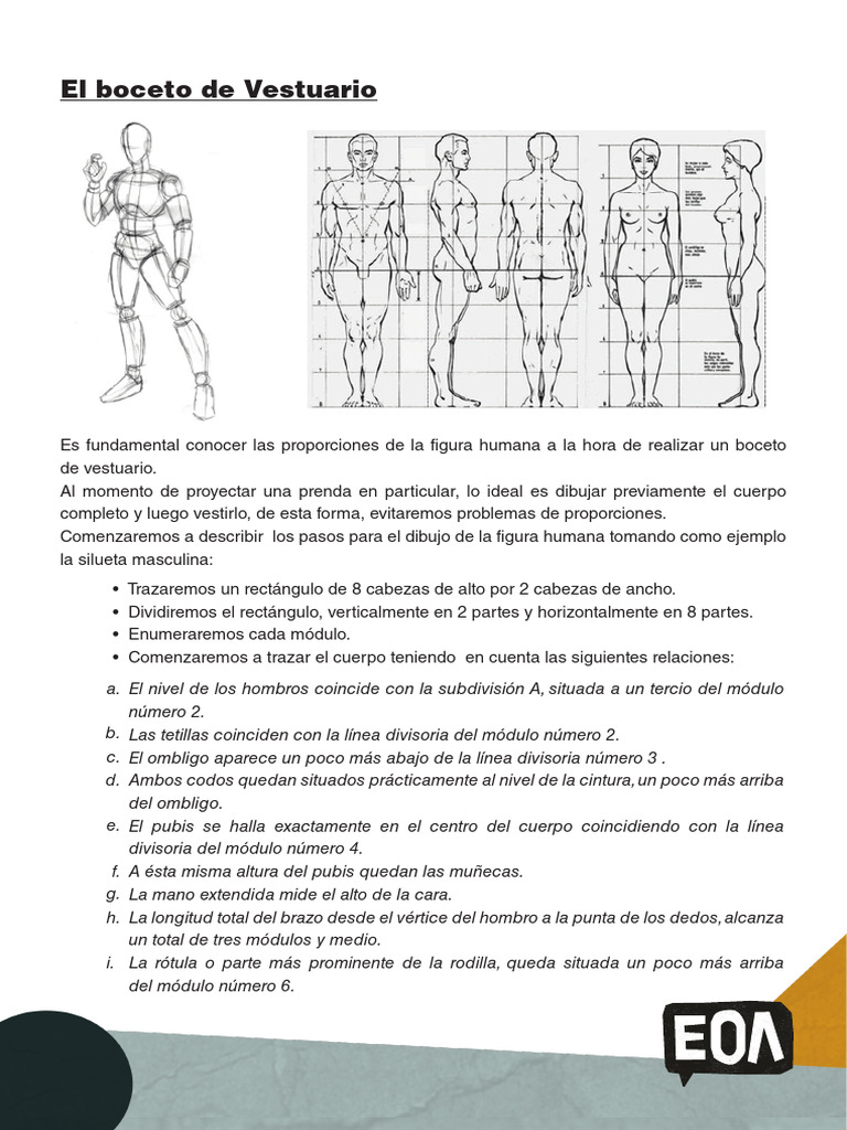 Boceto de Vestuario | PDF