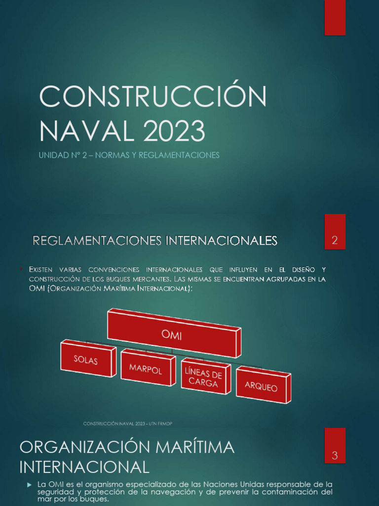 Construcción Naval - Unidad #2 - Normas y Reglamentaciones - (Parte 1 ...