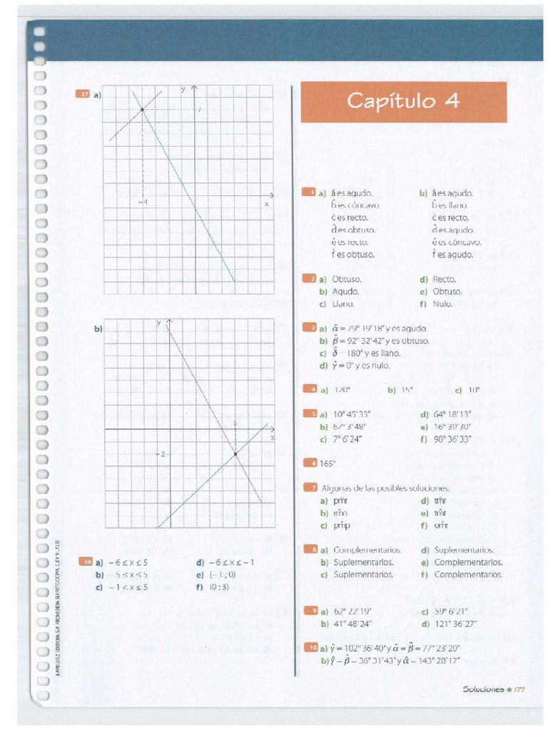 Capítulo 4 y 5-Soluciones | PDF
