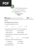 PT Grade 1 Matatag Math 1 - Tagalog Version | PDF