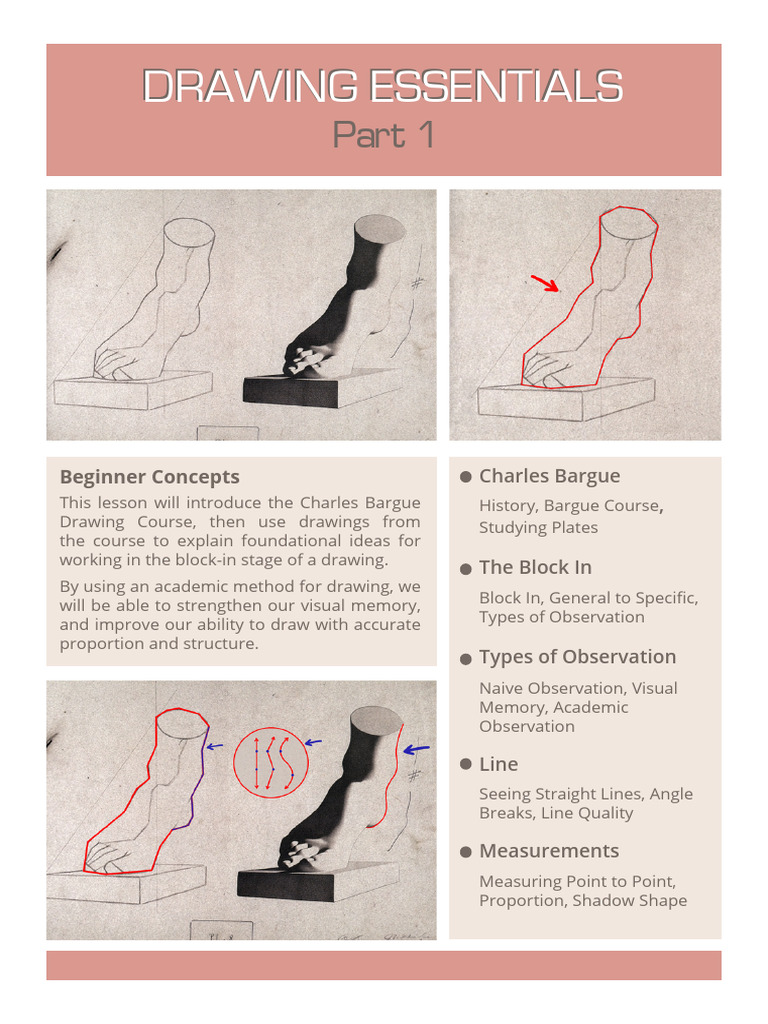 Bauman Drawing Essentials Part1 | PDF | Drawing | Shadow