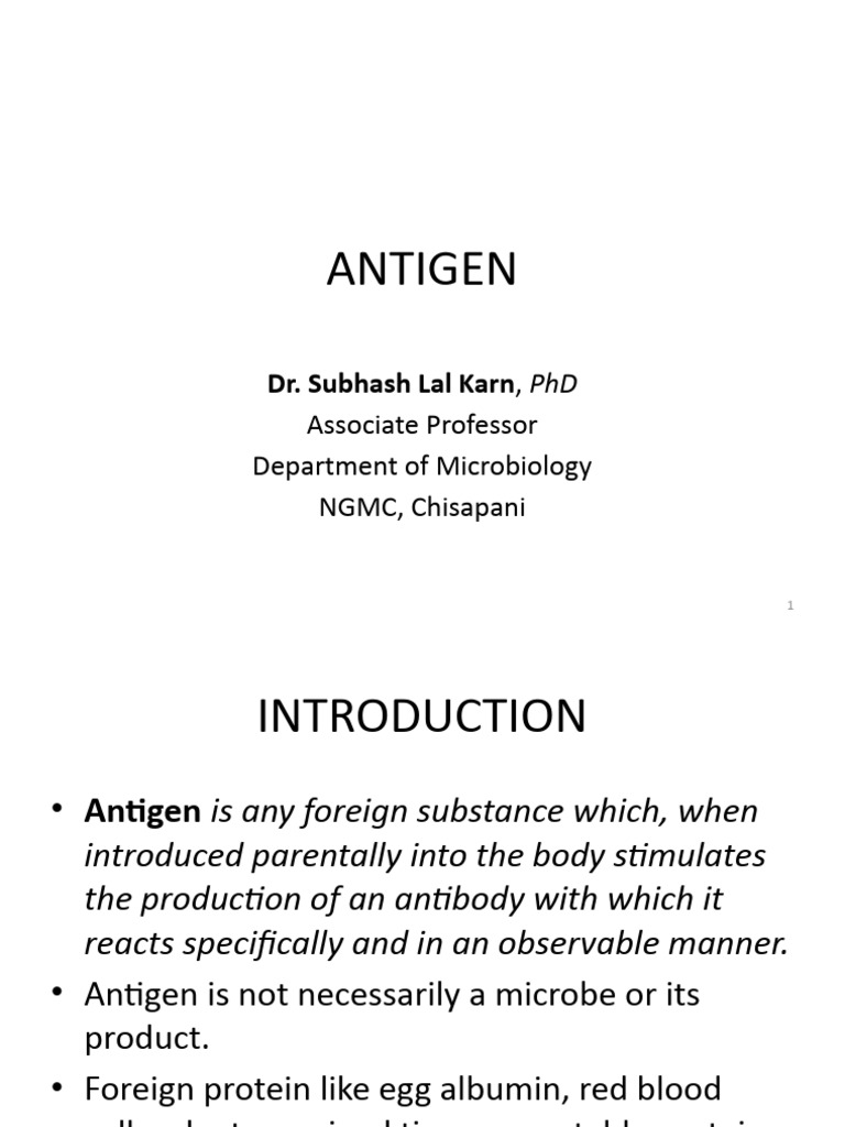 Antigen | PDF | Antigen | Immunogenicity
