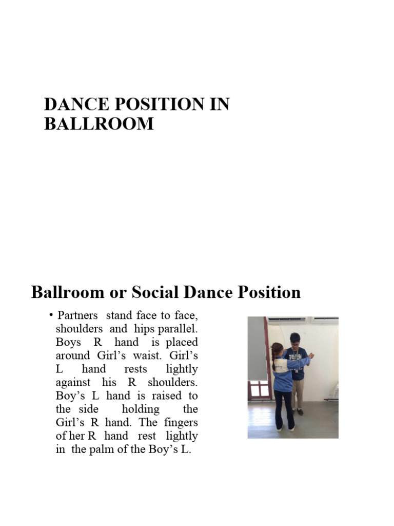 Finals-Ballroom Dances Edited Second | PDF | Hand | Dances