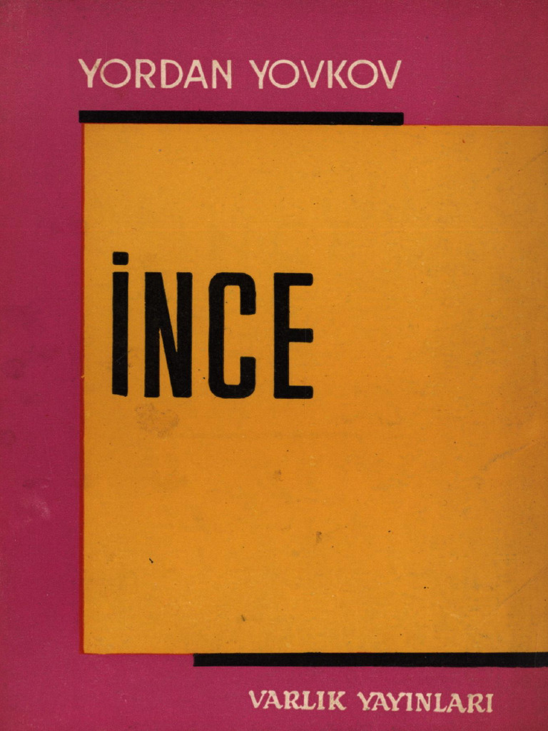 Yordan Yovkov - İnce | PDF