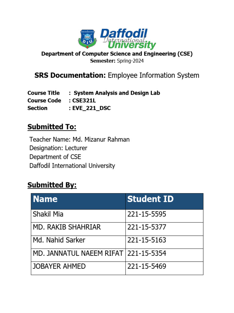Group 3 Srs Pdf Java Programming Language Databases