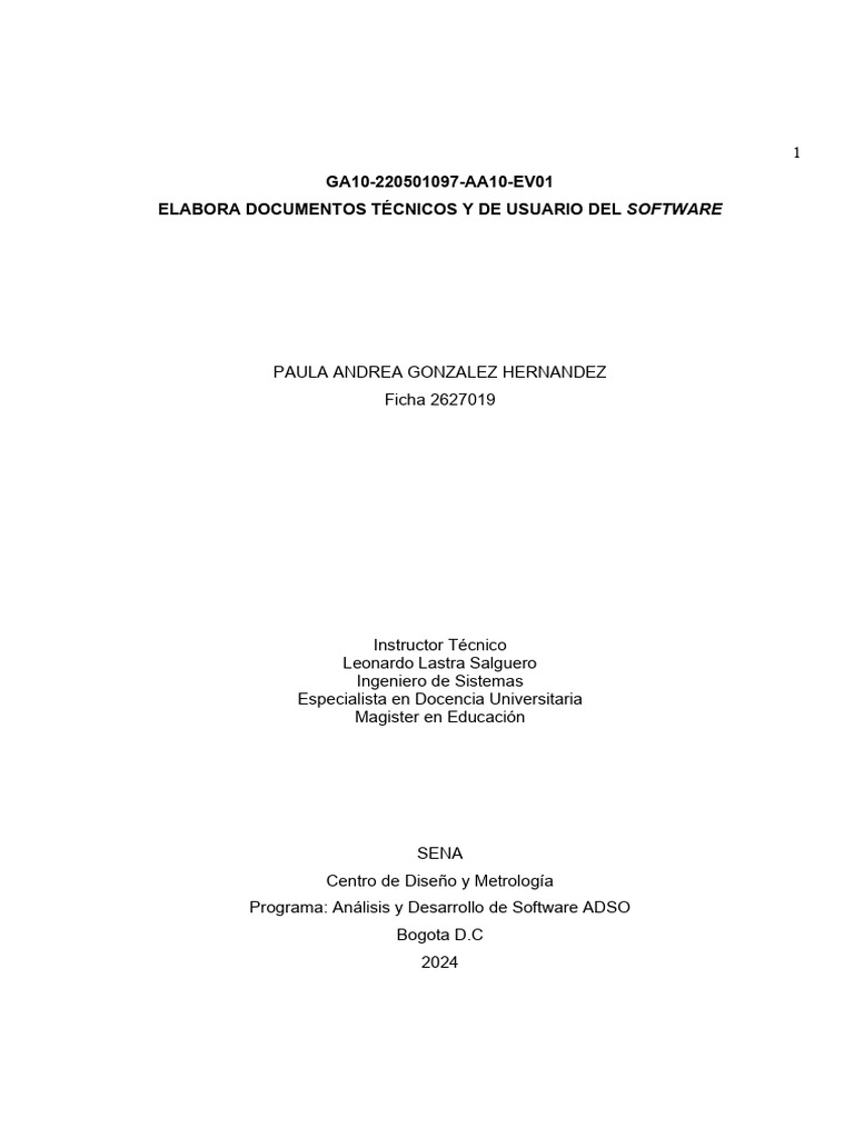 Ga10 220501097 Aa10 Ev01 Pdf Software Red Mundial