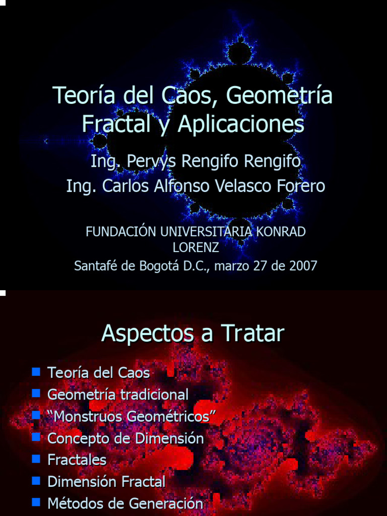 Fractal Es | PDF | Teoría del caos | Fractal