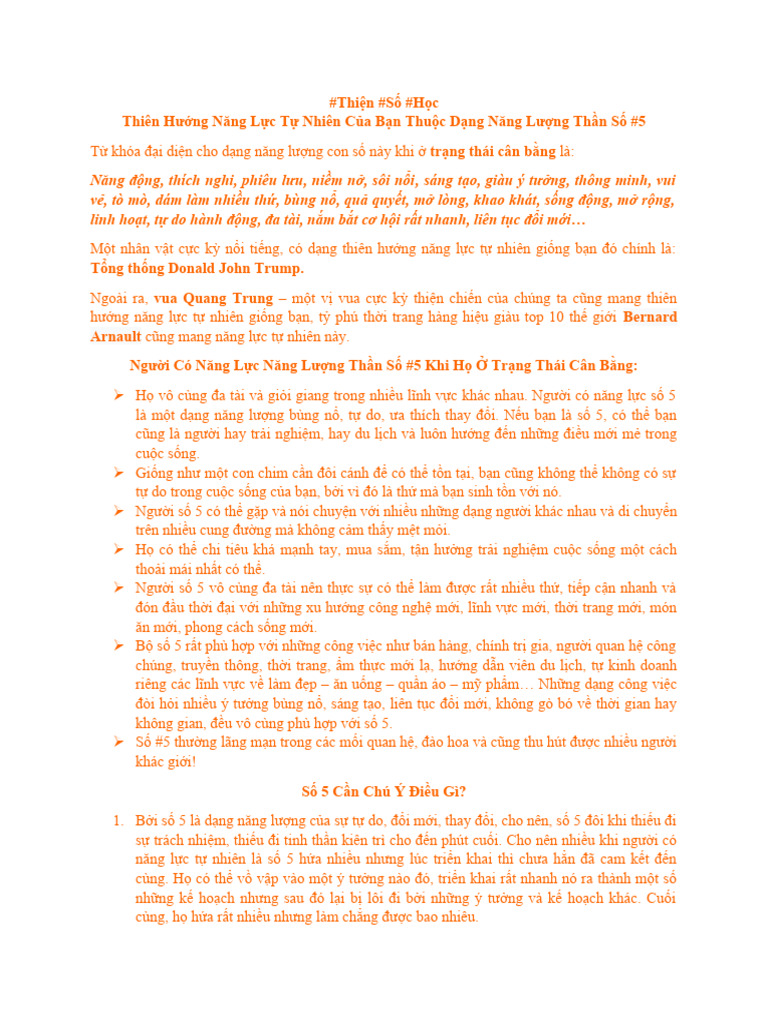 Số 5 NL - QT | PDF