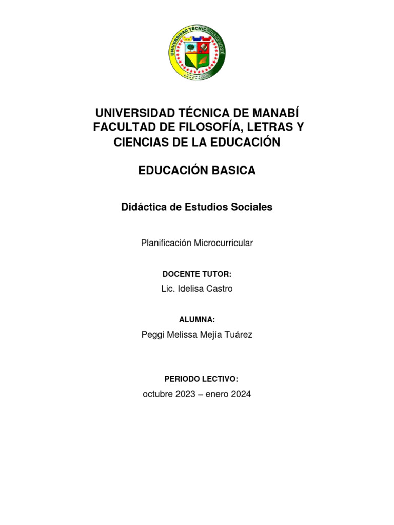 Plan de Clases Didac. Eess Melissa | PDF | Dislexia | Ecuador