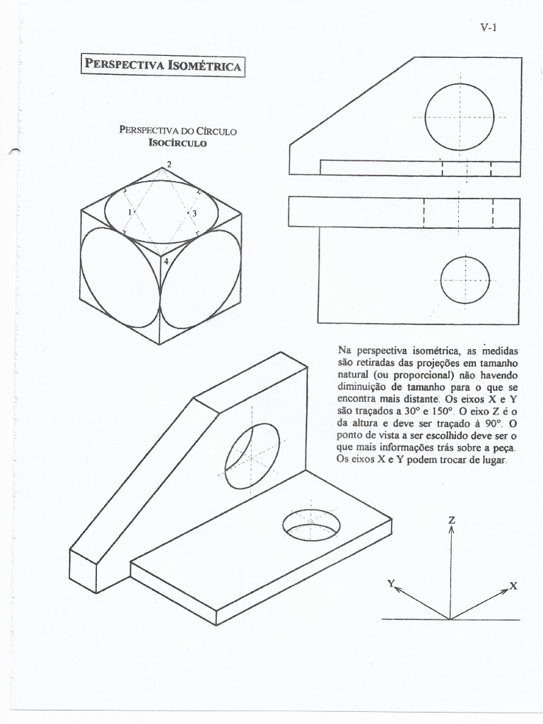 Perspectiva Isométrica | PDF