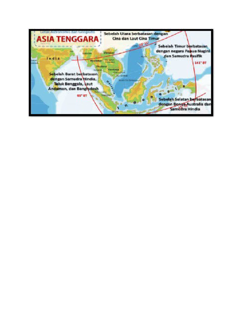 Peta Geografis Asean | PDF