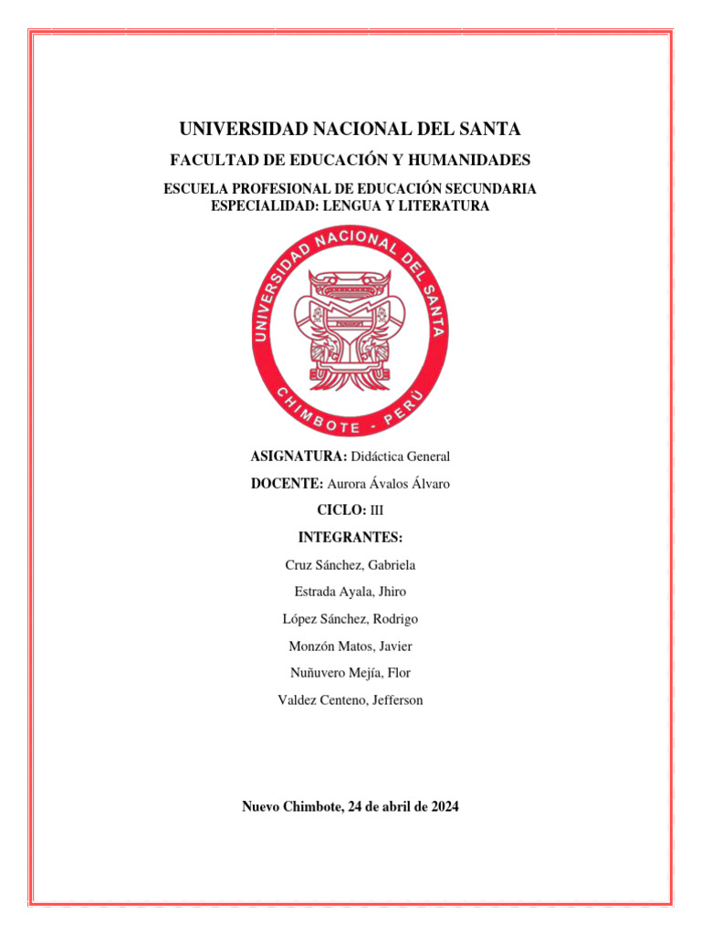 Definiciones Claves (Didáctica General) | PDF | Aprendizaje | Enseñando