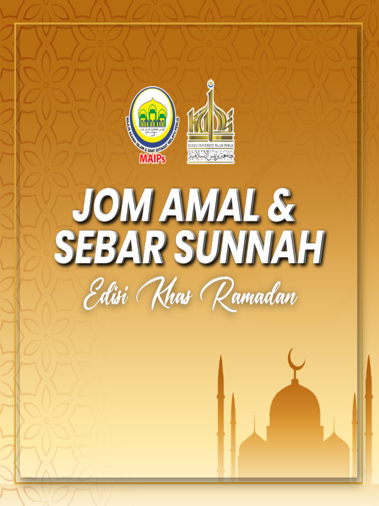 Jom Amal Dan Sebar Sunnah Edisi Khas Ramadan | PDF