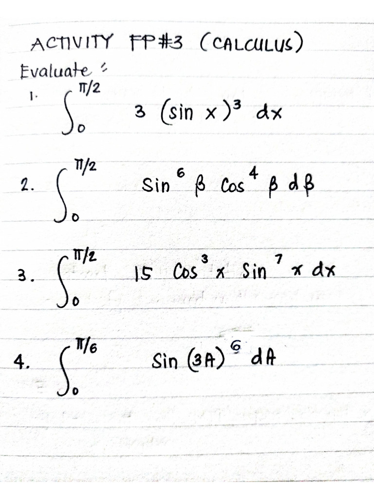Activity FP3 Calc 2 | PDF