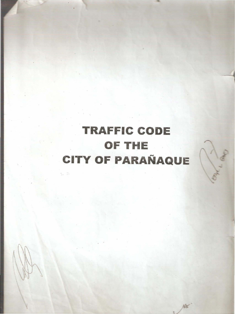 ORDINANCE NO. 05-04 (Traffic Code) | PDF