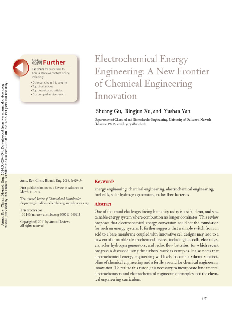 Electrochemical-energy-engineering-Gu-et-al | PDF | Fuel Cell | Electrochemistry