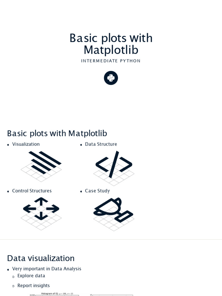 Intreoduction To Python Basic Plots With Matplolib | PDF | Histogram | Computer Science