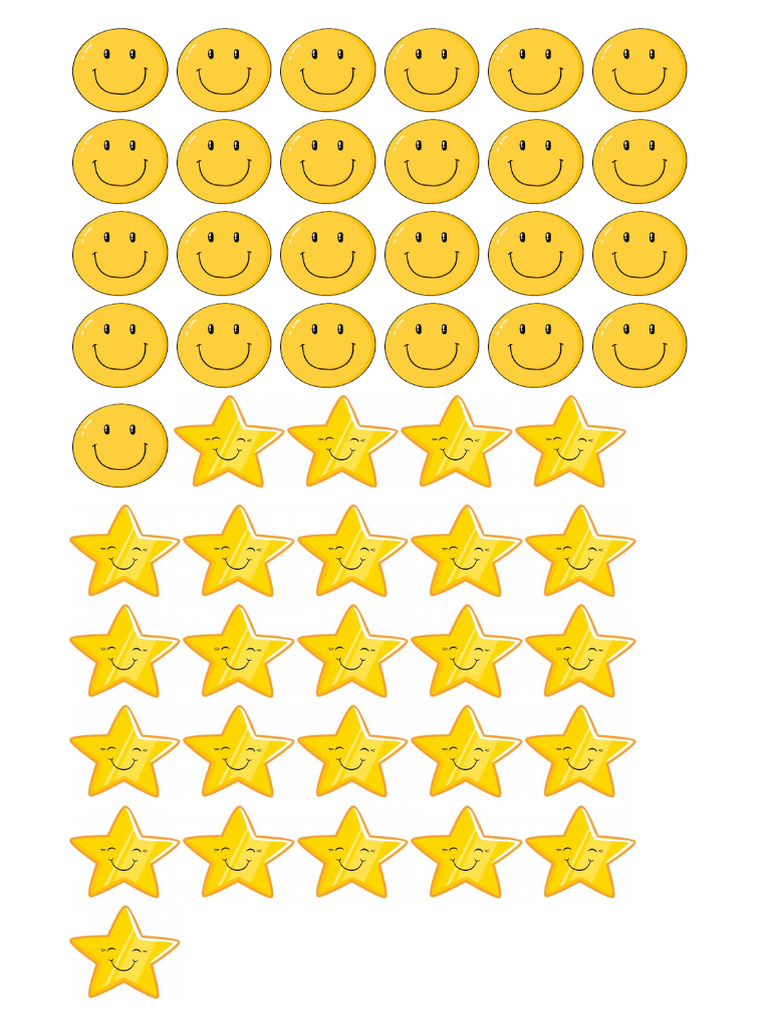 Star's and Smiling Face | PDF