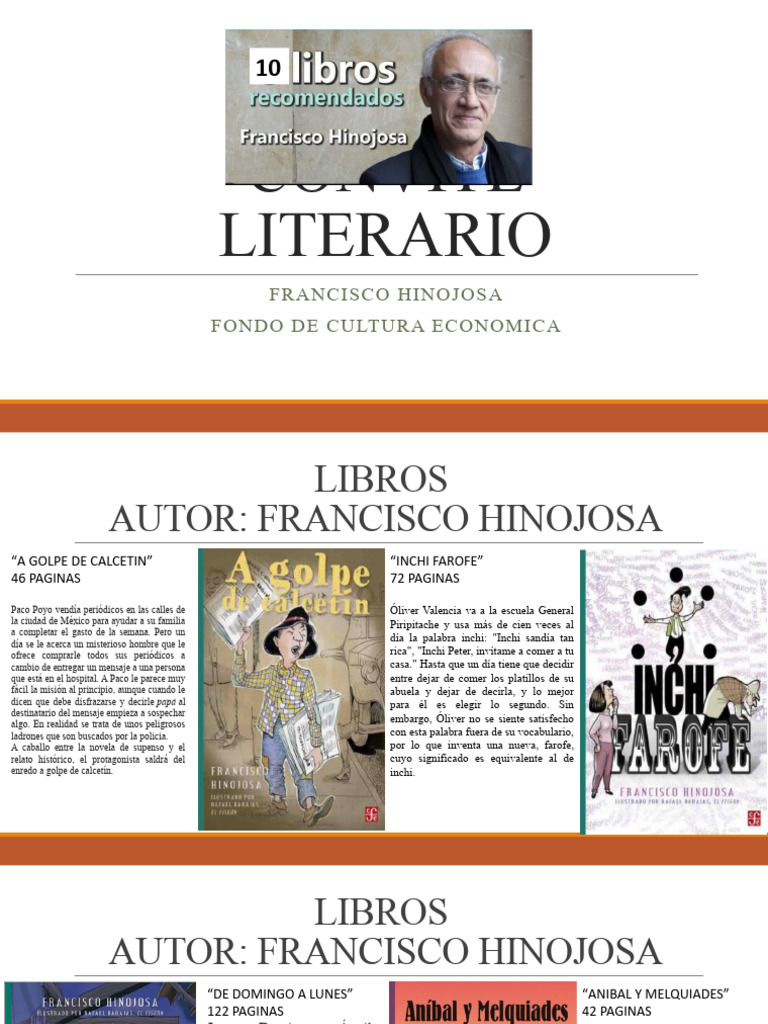 Libros Francisco Hinojosa | PDF