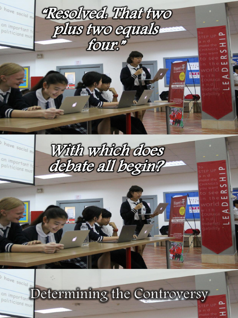 Understanding Debate and Controversy | PDF | Burden Of Proof (Law ...