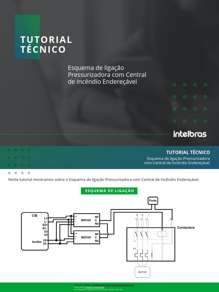 Esquema-De-Ligacao-Pressurizadora-Com-Central De-Incendio-Enderecavel | Download grátis PDF ...