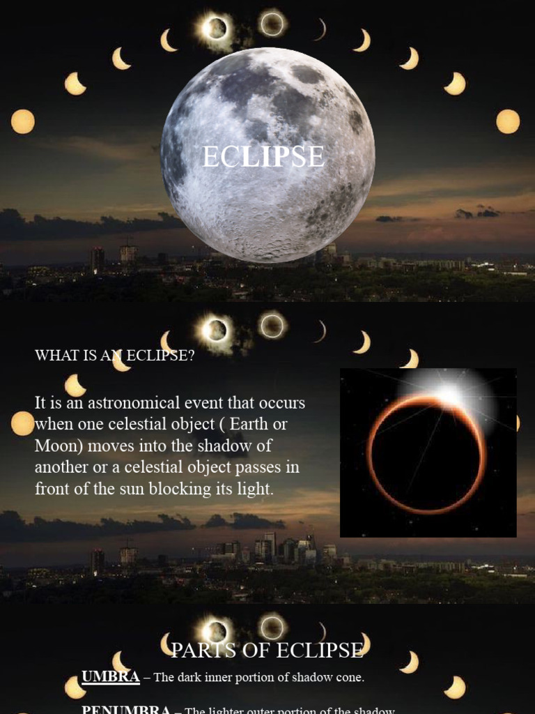 Presentation 1 Sci | PDF | Solar Eclipse | Shadow