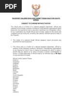 Six-Month Club Passport Exemptions 2023 | PDF | Passport | Nationality Law