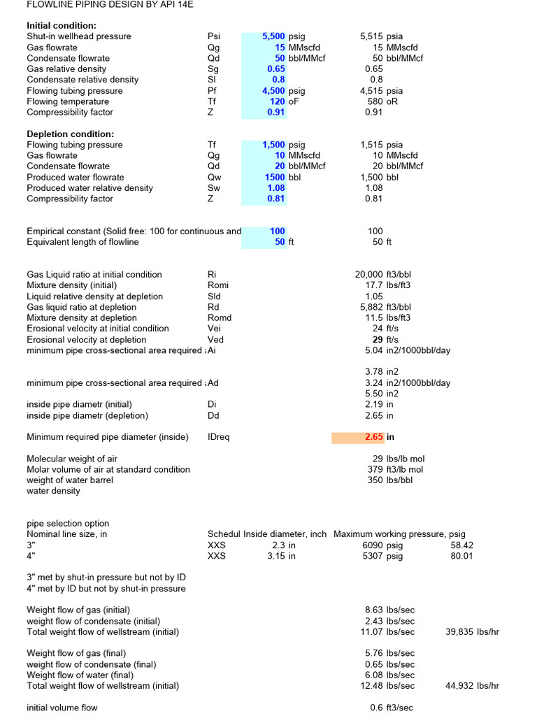 Flowline Piping Design | PDF | Pressure | Liquids