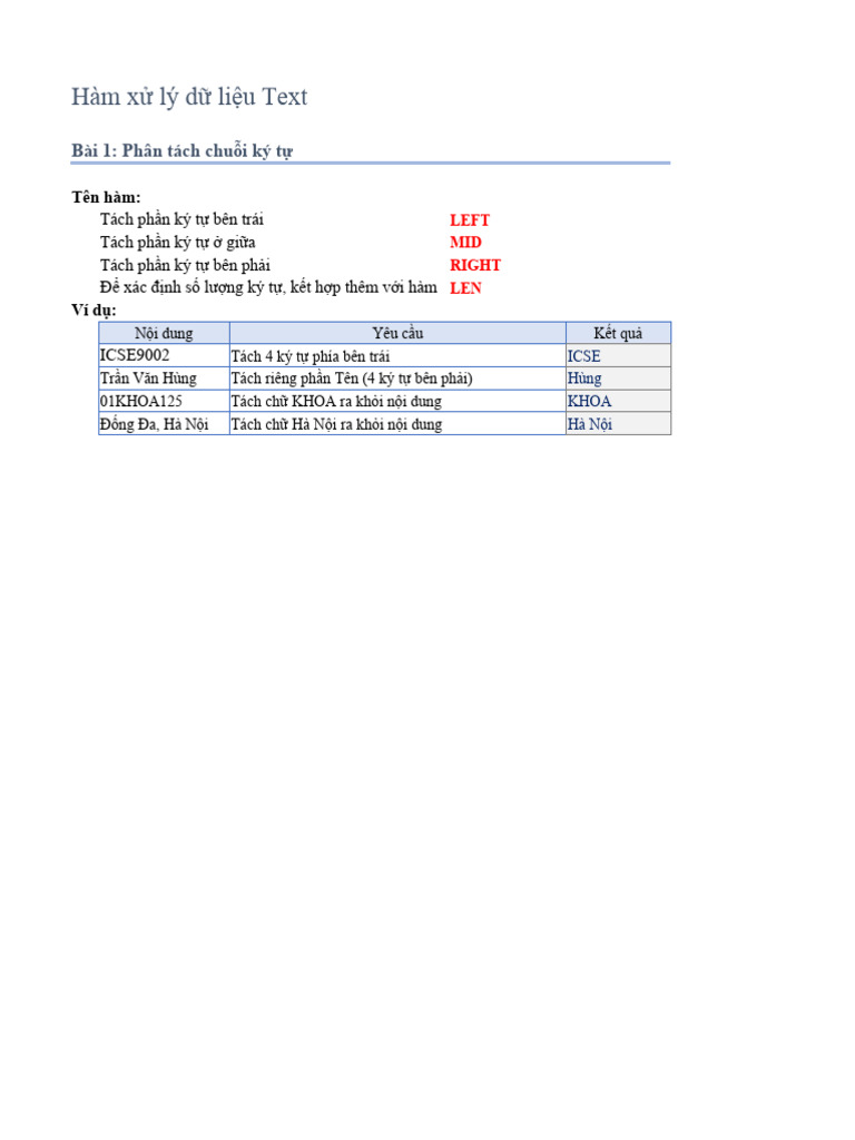 4166 Ham Xu Ly Du Lieu Text | PDF