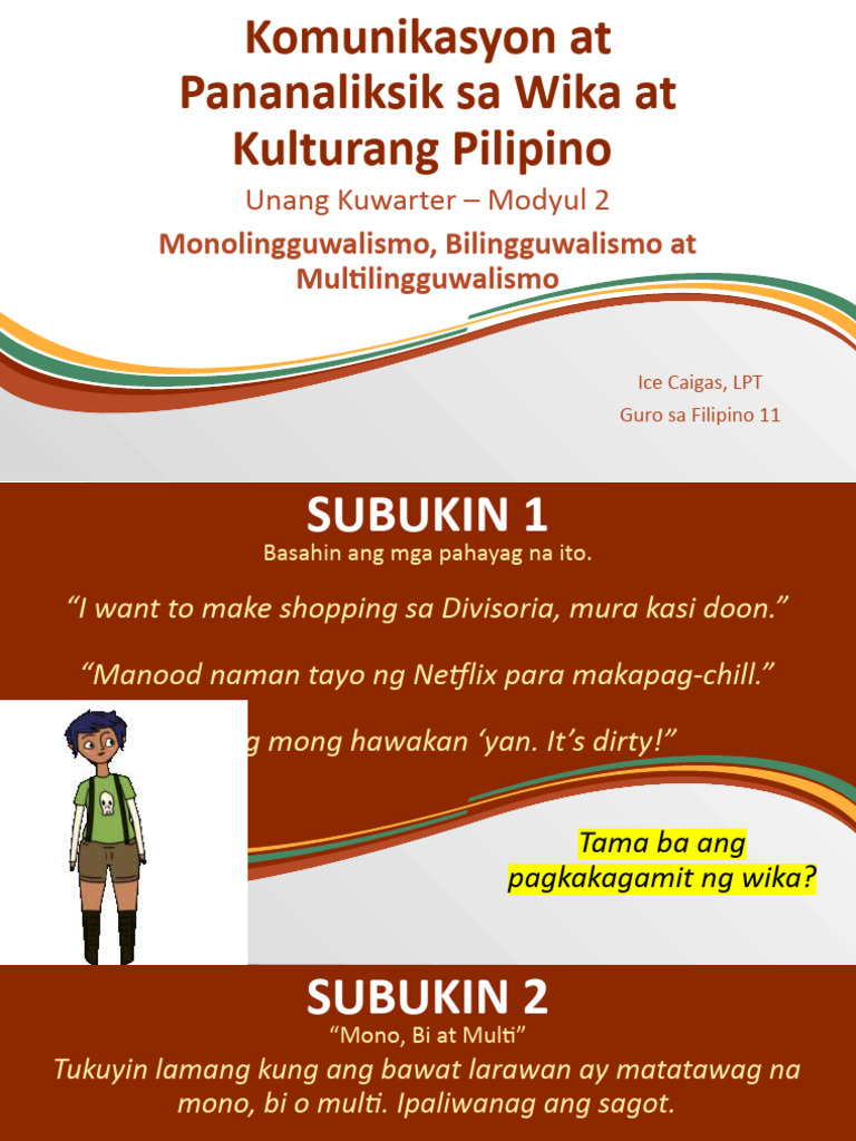 Q1 - M2 - Mono, Bi at Multi | PDF