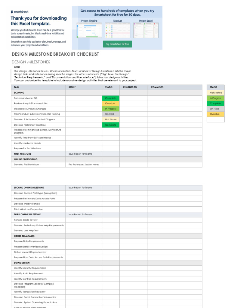 IC - Design Milestone Breakout Checklist 10816 | PDF | Prototype ...
