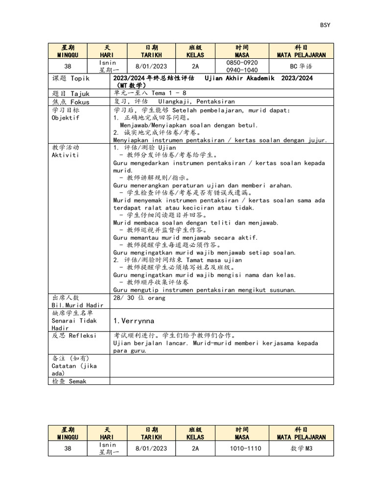 Erph Bsy M38 2022 2023 | PDF