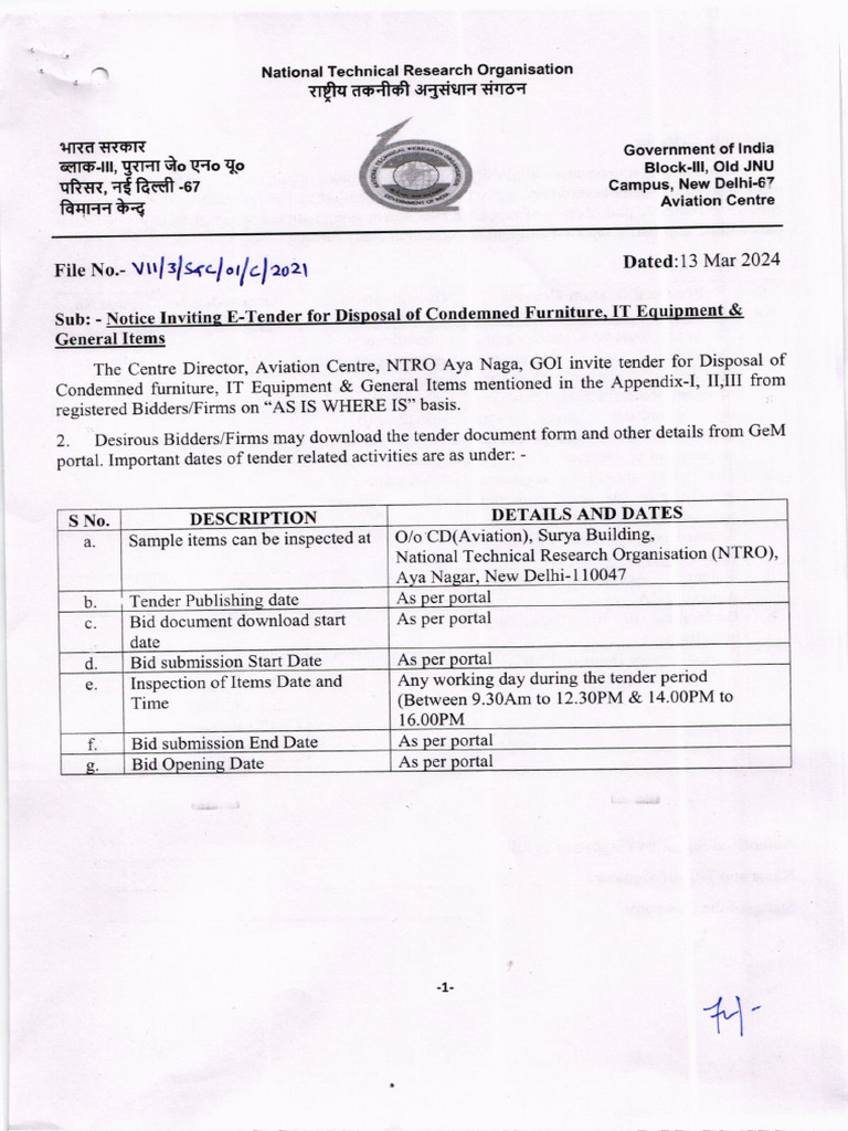 Auction Notice | PDF