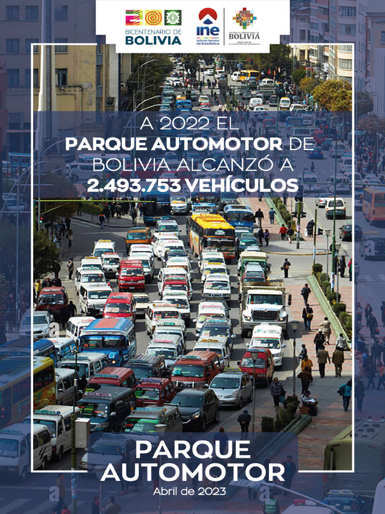Boletin Parque Automotor 2022 | PDF | Bolivia | Vehículos